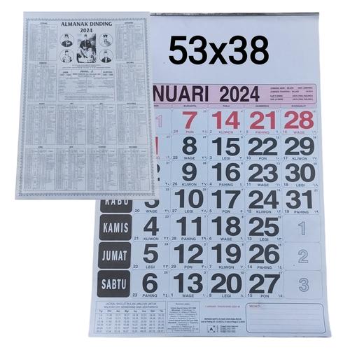 Jual Kalender Jawa Almanak Dinding 2024 Kalender Jawa 2024 Kalender ...