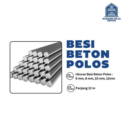 Jual Besi Beton Polos SNI 10 mm - Kota Depok - Gudang depok baja ...
