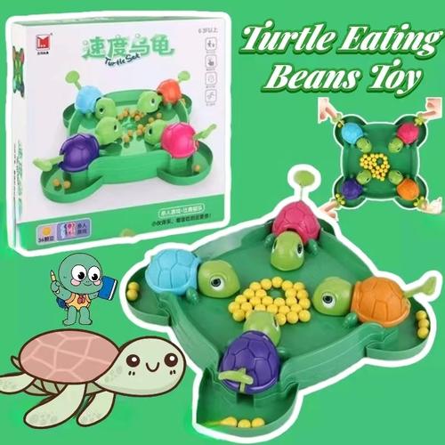 Jual Mainan Edukasi Hungry Turtle Game Interaktif Bentuk Kurakura Makan Kac - Turtle+Pean - Kab ...
