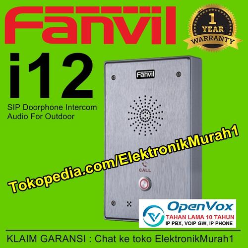 Jual SIP Intercom Audio Fanvil i12 Door Phone SIP for outdoor - Jakarta Barat - Elektronik Murah ...