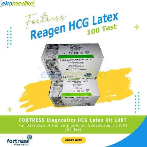 Jual Reagen HCG Latex Kit 100 Test Fortress Diagnostics - Jakarta Timur ...