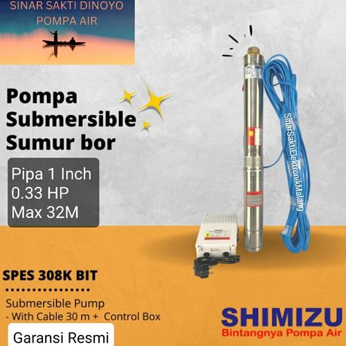 Jual Pompa Air Shimizu Sumur Dalam Submersible Celup SPES 308 K SPES ...