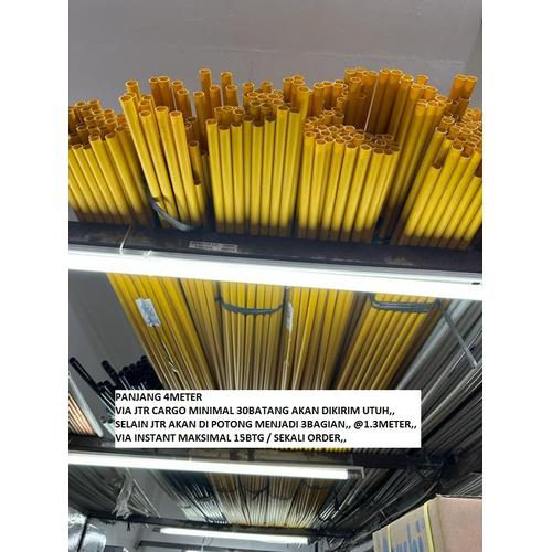 Jual Pipa LISTRIK PVC 5/8 " 5/8" KUNING PUTIH Tebal 4METER 4M 4 METER M ...