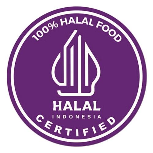 Jual STIKER MAKANAN LOGO HALAL STICKER GIFT UMROH HAJI 500 Pc - Halal ...