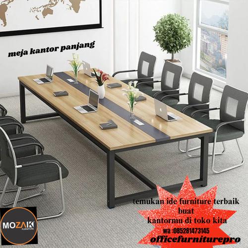 Jual Meja Kantor panjang industri terbaik+furniture custom jakarta ...