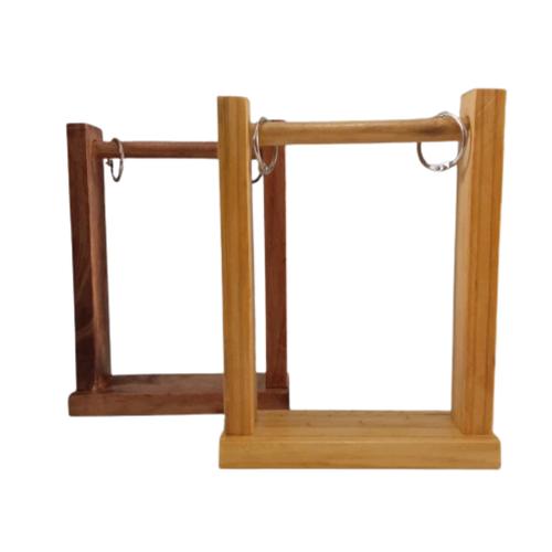 Jual Stand menu meja /card holder/nomer meja kayu / tend card A6/A5 ...