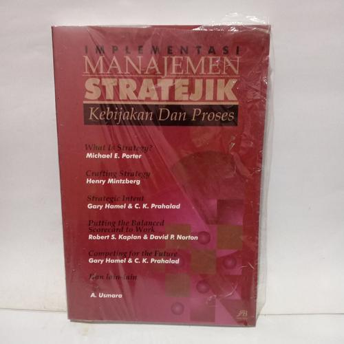 Jual Implementasi Manajemen Stratejik: Kebijakan dan Proses - Kab. Sleman - Cokrobuku | Tokopedia