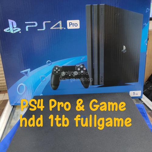 Jual PS4 PRO PLAYSTATION 4 PRO ORIGINAL & GAME HDD 1TB Fullgame ...