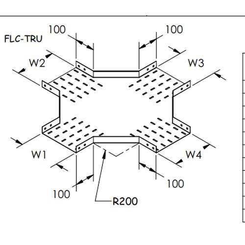 Jual Cable Tray Cross/kabel Cross Tray 500x100 Plat 1.8 SPHC - Elektro ...