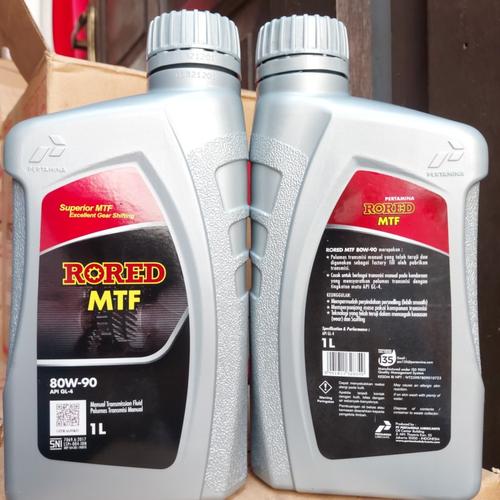Jual OLI PERTAMINA RORED MTF API GL-4 SAE 80W-90 ISI 1 LITER - Kota ...