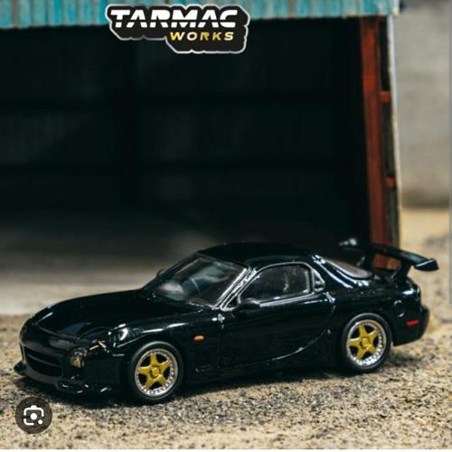 Jual Diecast Tarmac Mazda RX7 RX 7 FD3s ASpec Brilliant Black Segel ...