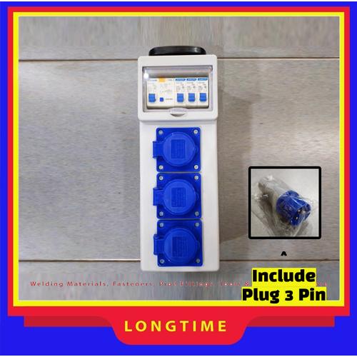 Jual 3 Way DB BOX Combination Distribution 3Pin x 16A MCB No Brand ...