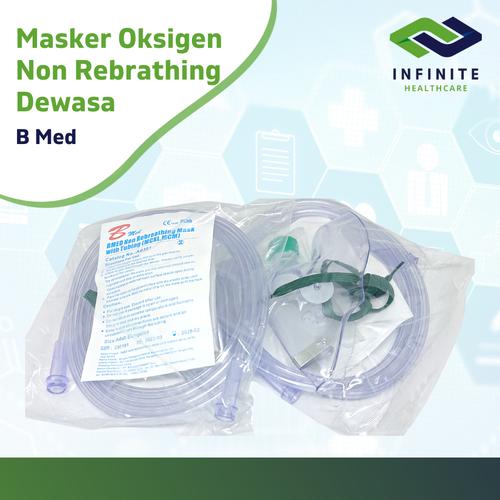 Jual Masker Oksigen Non Rebreathing Dewasa B Med Non Rebreathing Mask ...