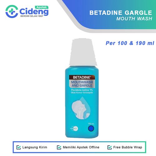 Jual BETADINE GARGLE - 100 ml - Jakarta Pusat - Apotek Cideng | Tokopedia