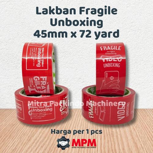 Jual Lakban Fragile Unboxing / Stiker Fragile Unboxing - FMrah48x50yMPI ...