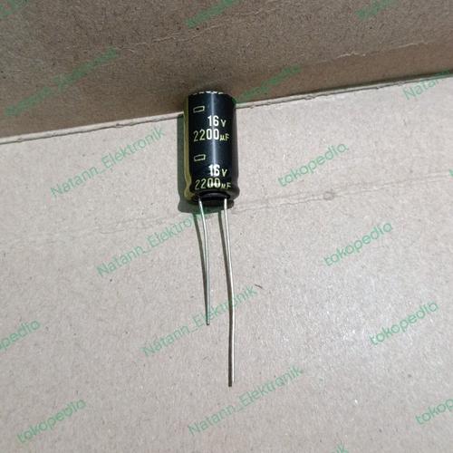 Jual 5553 kapasitor elco 2200uf 2200 uf 16v 16volt 16 volt nippon ...