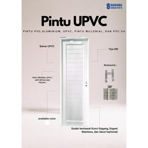 Jual Pintu UPVC ANTI PECAH(ASLI) ukuran Custom Merk Retto - Kota ...