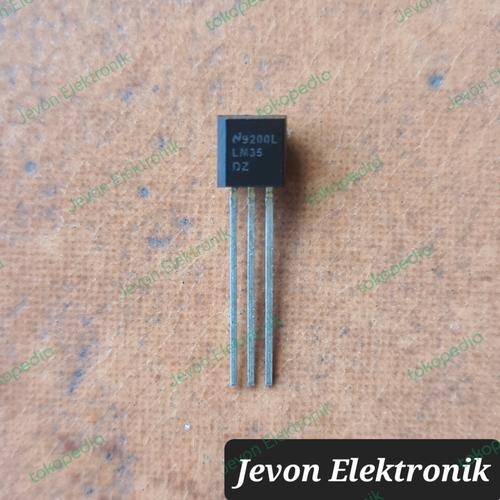Jual LM35 Sensor Suhu Original LM 35 DZ Asli Temperature Ori - Kota ...