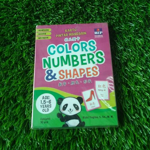 Jual BUKU KARTU PINTAR MANDARIN COLORS NUMBERS & SHAPES - Jakarta Pusat ...