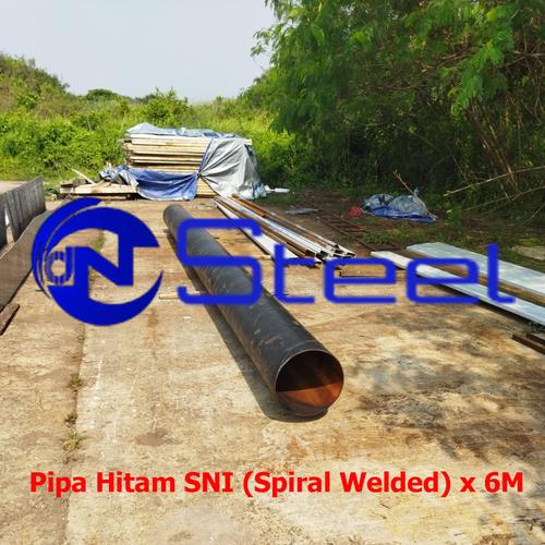 Jual Pipa Hitam 20" x 6M Tebal 6.35mm 9.5 mm SCH40 | Pipa Besi 20 inch ...