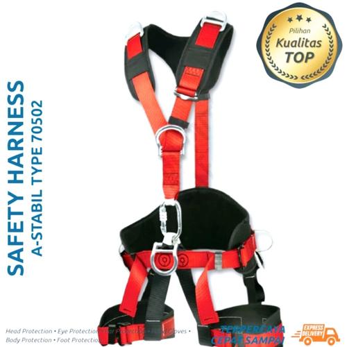 Jual Safety Harness / Full Body Sabuk Belt Climbing Shackle ASTABIL ...