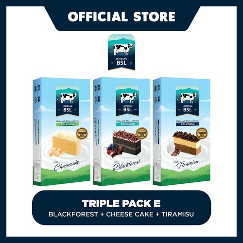 Jual Triple Pack E (Reguler - Blackforest + Cheese Cake + Tiramisu) - Kota Bandung - Bolu Susu ...