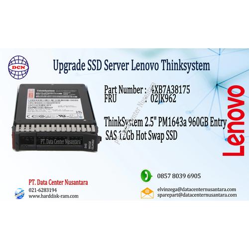 Jual 4XB7A38175 | ThinkSystem 2.5 PM1643a 960GB Entry SAS 12Gb Hot Swap ...