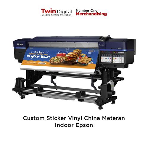 Jual Print Sticker China Meteran Indoor / Sticker murah - Lam. Doff ...
