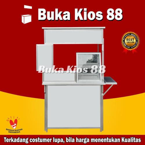 Jual Booth Portable | Gerobak | polos + etalase ukuran y.100 L.60 T.80 ...