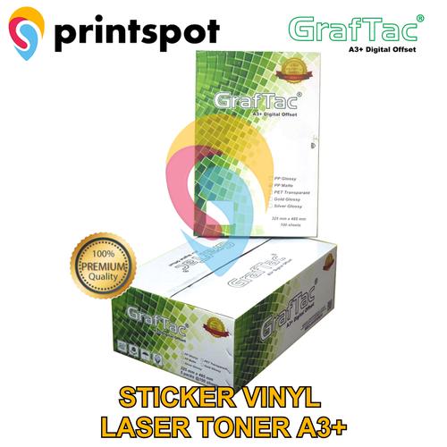 Jual GRAFTAC Sticker Vinyl A3+ Stiker Digital Print Laser - PACK ...