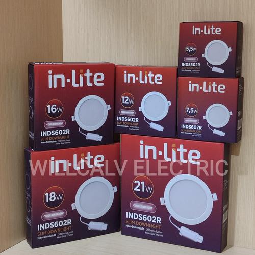 Jual lampu downlight led Inlite INDS602R 5,5W 7W 12W 16W 18W 21W ...