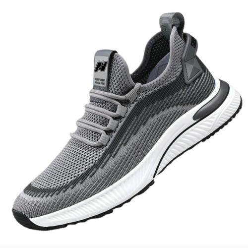 Jual sepatu kets pria casual sneakers terbaru tgf130 - Grey, 39 ...