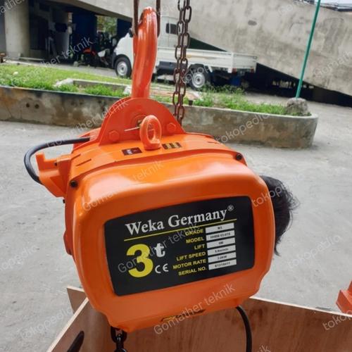 Jual Electric Chain Hoist Weka Germany 3 Ton X 6 Meter 380 Volt ...