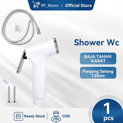 Jual JET SHOWER TOILET / SHOWER TOILET 3 SET LENGKAP 120 CM PUTIH ...