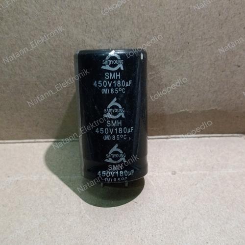 Jual 5534 kapasitor elco 180uf 180 uf 450v 450 volt 450volt samyoung ...