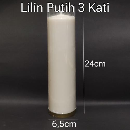 Jual Lilin Pilar Altar Putih Polos Ukuran 3 Kati - Satuan - Jakarta ...