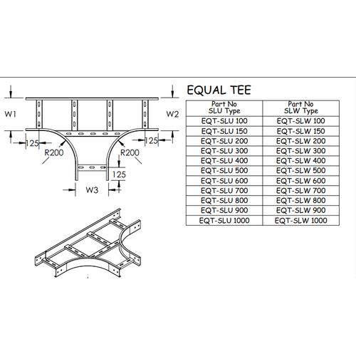 Jual Cable Ladder Tee/Kabel Tee Ladder Hotdip 300x100 Plat 1.8 SPHC ...
