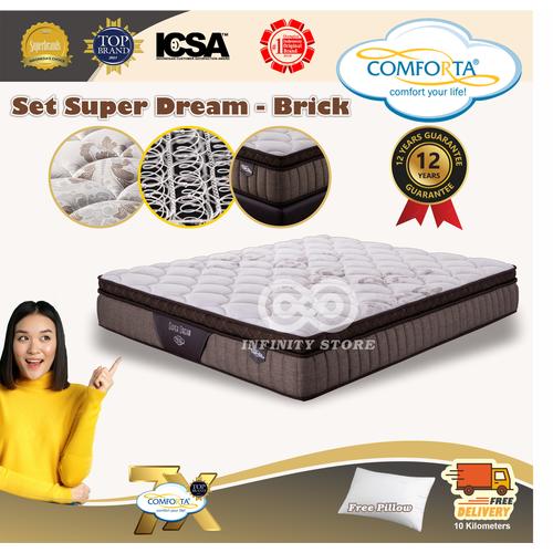 Jual Kasur Springbed Comforta Super Dream - Only Mattrass, 90x200 ...