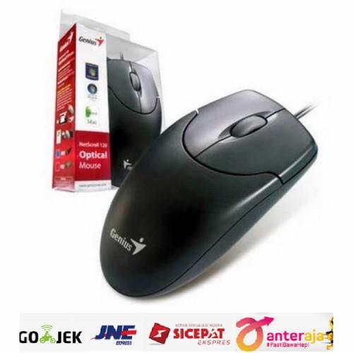 Jual MOUSE WIRED GENIUS NETSRCOLL 120 / MOUSE GENIUS 120 OPTICAL USB ...