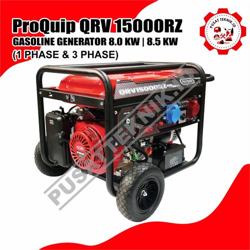 Jual GENSET PROQUIP QRV 15000 RZ 8000 WATT DUAL FUNGSI 1 PHASE 3 PHASE ...