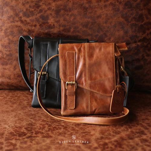 Jual Tas selempang pria kulit sapi asli Gland slingbag by Djoen Leather ...