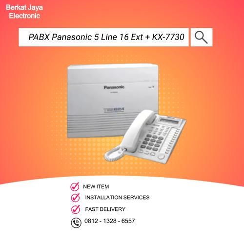 Jual Paket PABX Panasonic KXTES824 Kap 5 Line, 16 Ext + 15 Unit kx ts ...