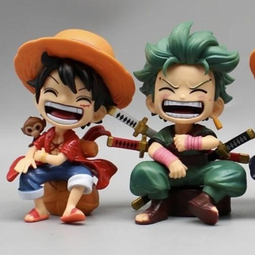 Jual Monkey Luffy and Roronoa Zoro One piece Lot of Laugh Display ...