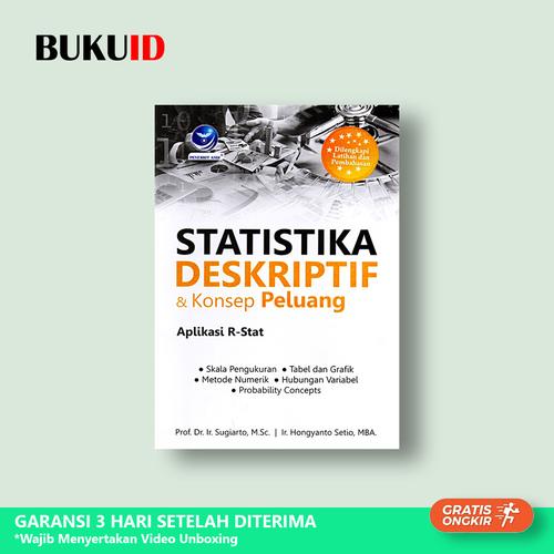 Promo Buku Statistika Deskriptif & Konsep Peluang Aplikasi R-Stat ...