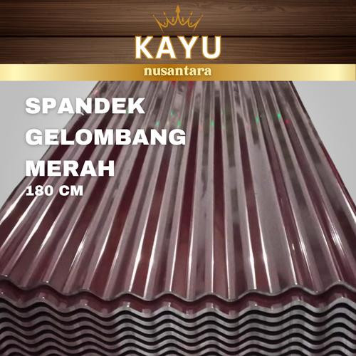 Jual Seng Gelombang Merah 180 Cm - Kota Depok - Kayu Nusantara Official ...