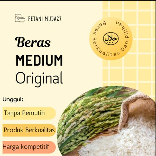 Jual Beras Medium 2kg Bermutu Tinggi - Kab. Mojokerto - Petani Muda27 | Tokopedia