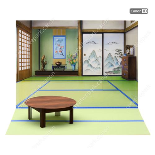 Jual DIORAMA RUANGAN JEPANG PAPERCRAFT MINIATUR - RUANGAN JEPANG ...