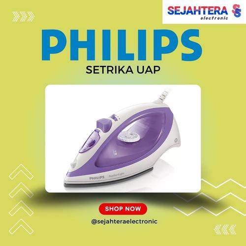 Jual PHILIPS SETRIKA UAP GC-1418 FEATHER LIGHT DRY IRON GARANSI RESMI ...