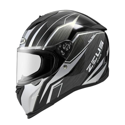 Jual Helm Zeus ZS822B AO21 Black/Silver Free Dark Visor - Jakarta Barat ...