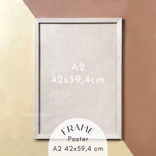 Jual Frame Ukuran A2 42x59,4 cm - Bingkai Foto Poster - Pajangan Figura ...